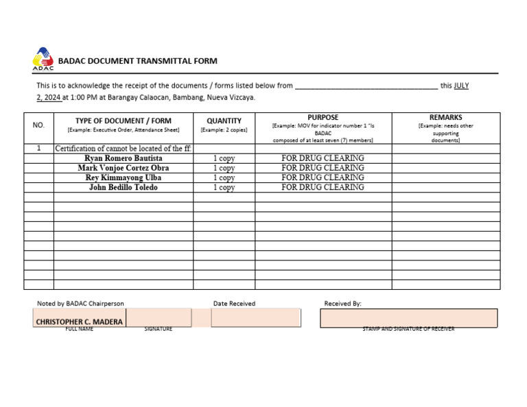 3.1.8. Transmittal of CIR | PDF