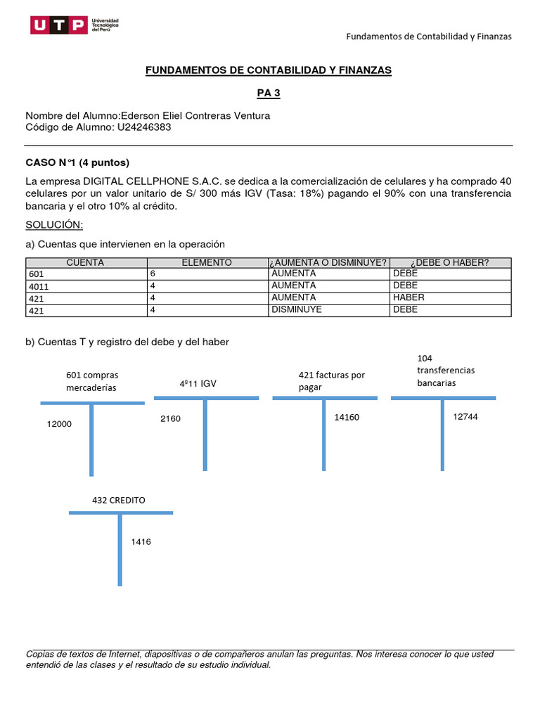 Semana+11+-+PA3_Elielcontreras | PDF | Servicios financieros | Economias