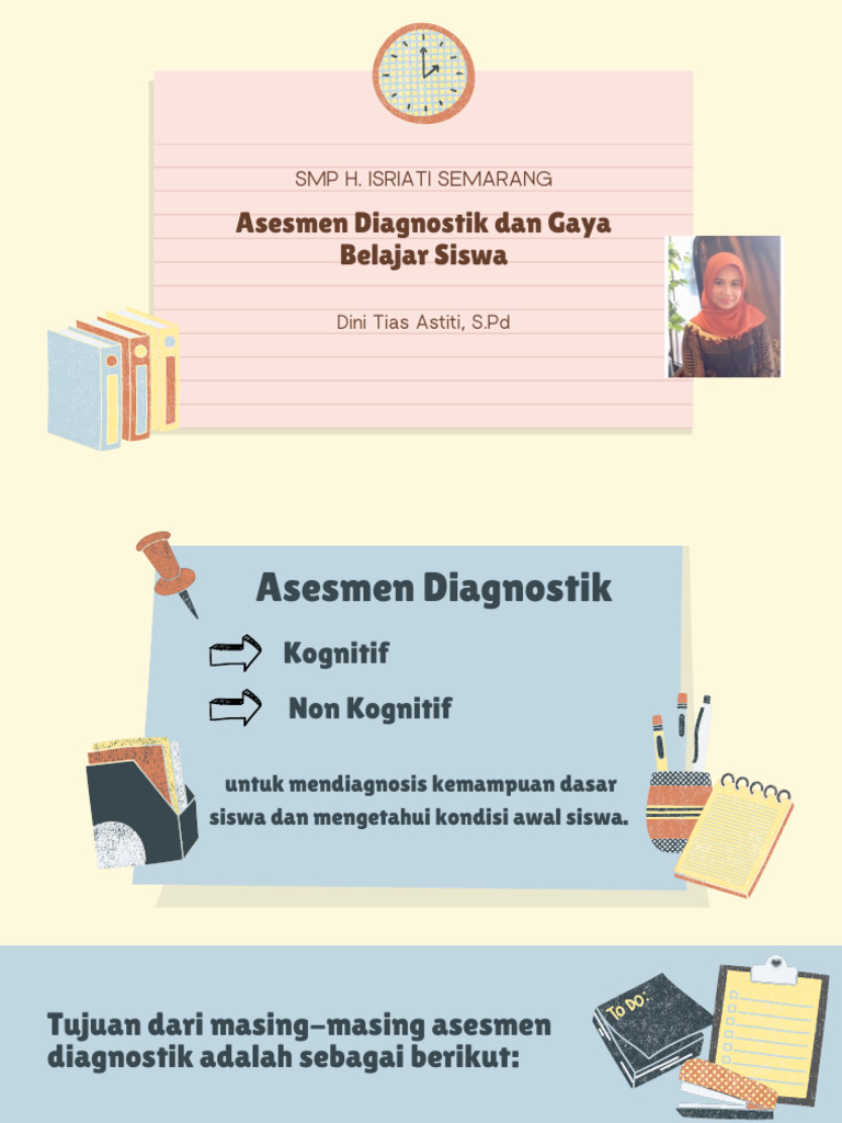 Asesmen Diagnostik Dan Gaya Belajar Peserta Didik | PDF