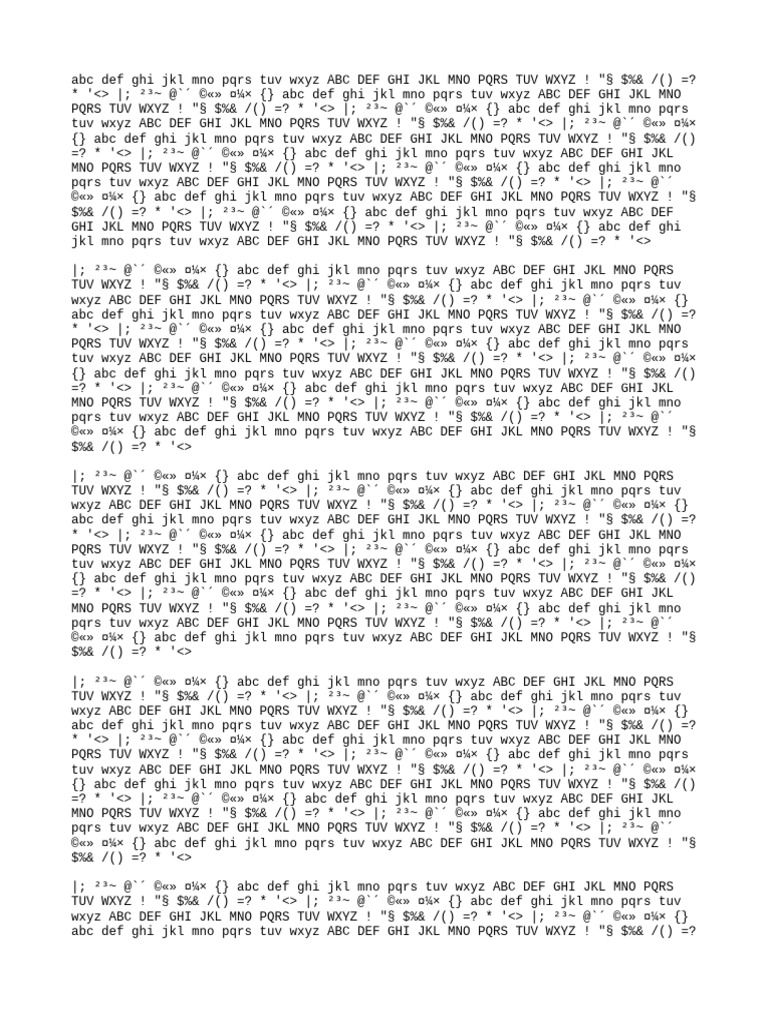 Abc Def Ghi JKL Mno Pqrs Tuv Wxyz A | PDF | Teaching Methods ...