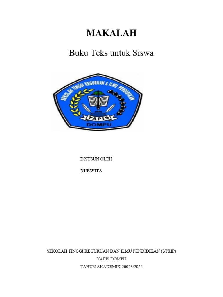 MAKALAH Nurwita Ibu Eka | PDF