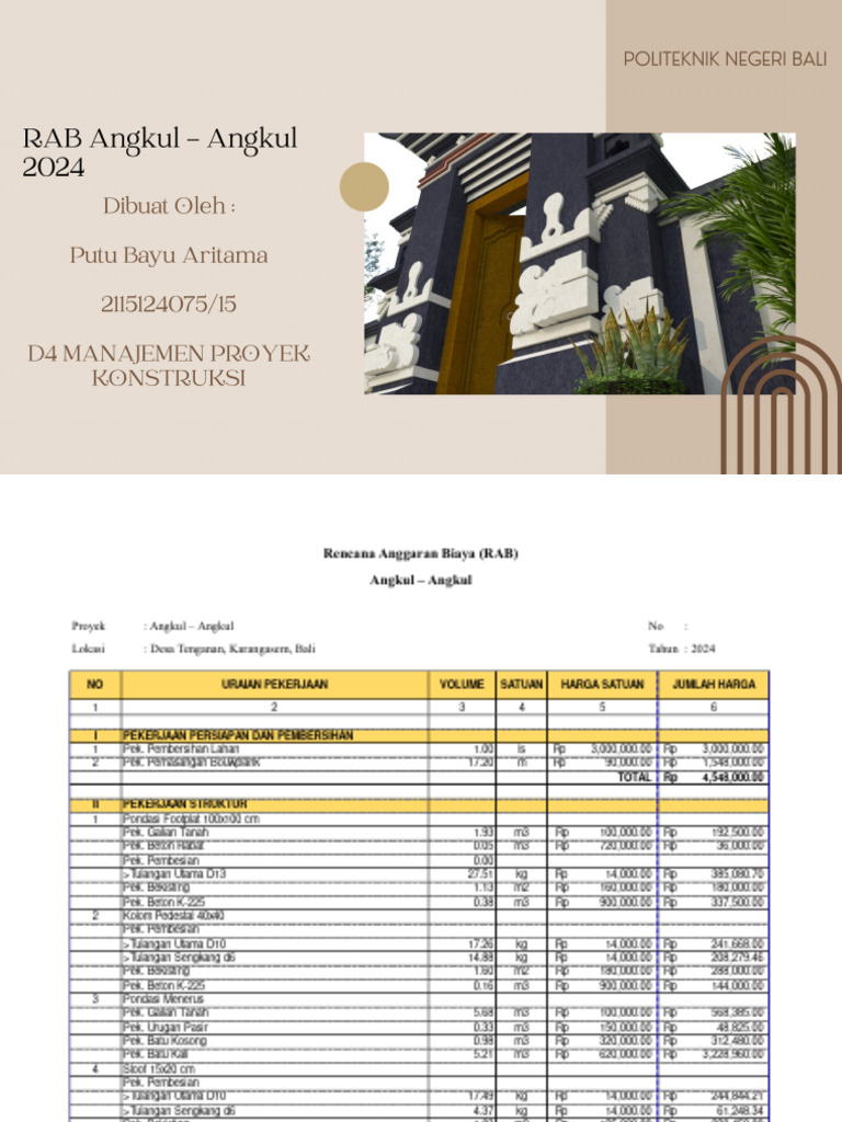 RAB Angkul - Angkul | PDF