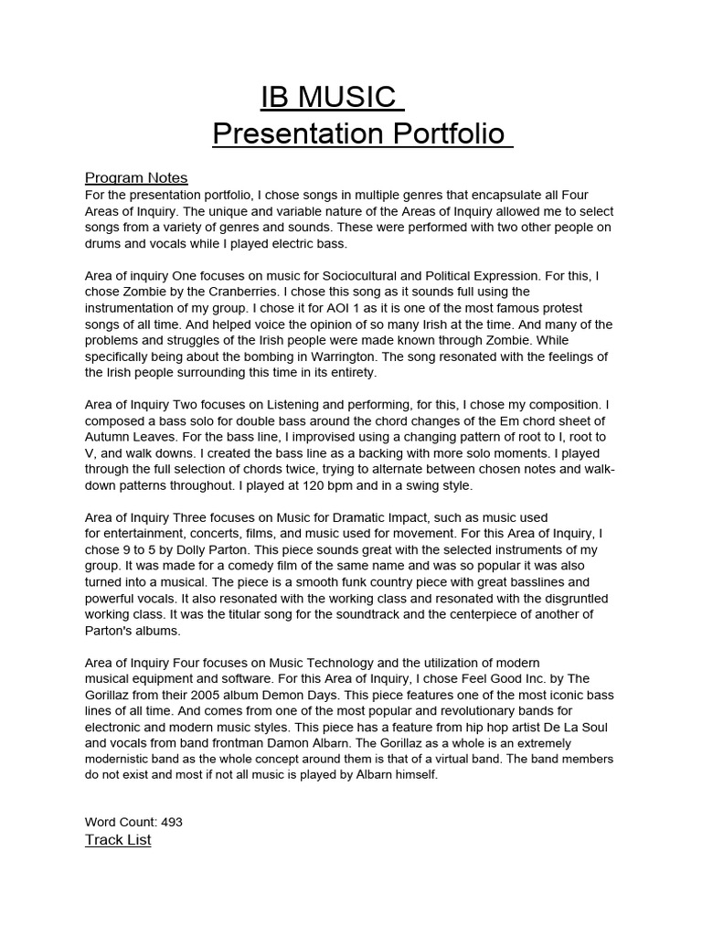 Ib Music Presentation Pdf Popular Music Entertainment