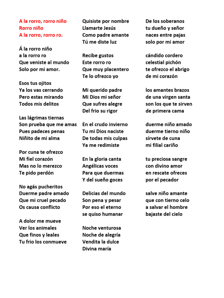A La Rorro | PDF | Amor | Creencia religiosa y doctrina
