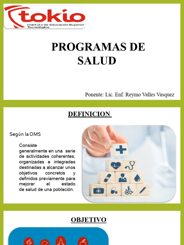 2-3 Programas de Salud y Salud Integral | PDF | Vida | Psicología Social