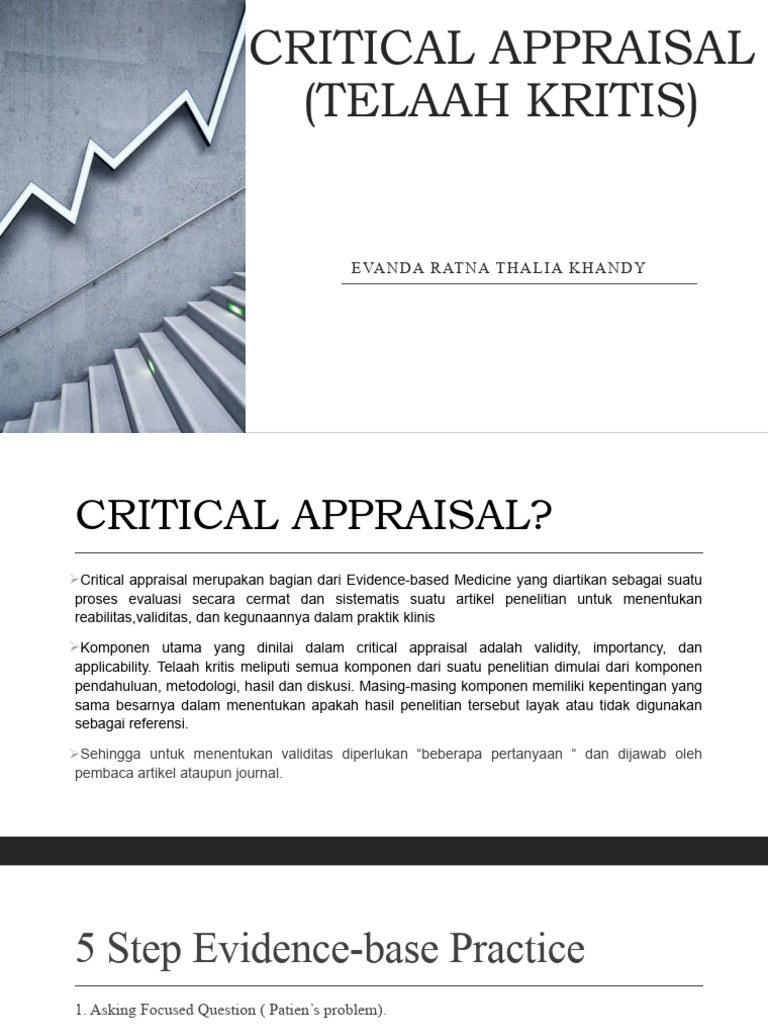 6.critical Appraisal | PDF | Sains & Matematika