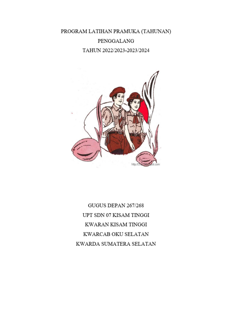 Program Kegiatan Tahunan Pramuka | PDF