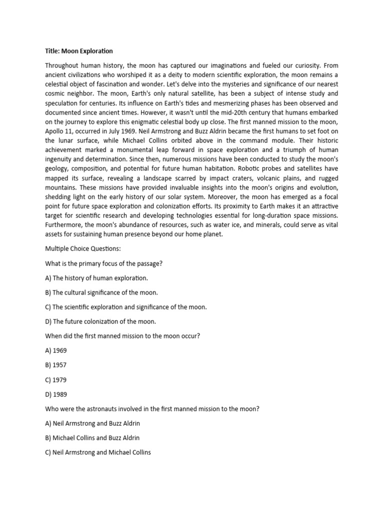 Standardized Test Sample Question | PDF | Solar System | Planets