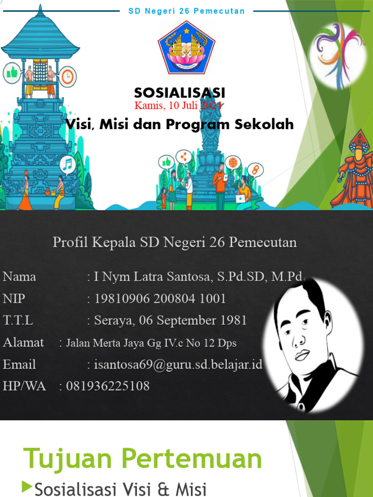 PPT Visi Misi Dan Program 2024 I | PDF
