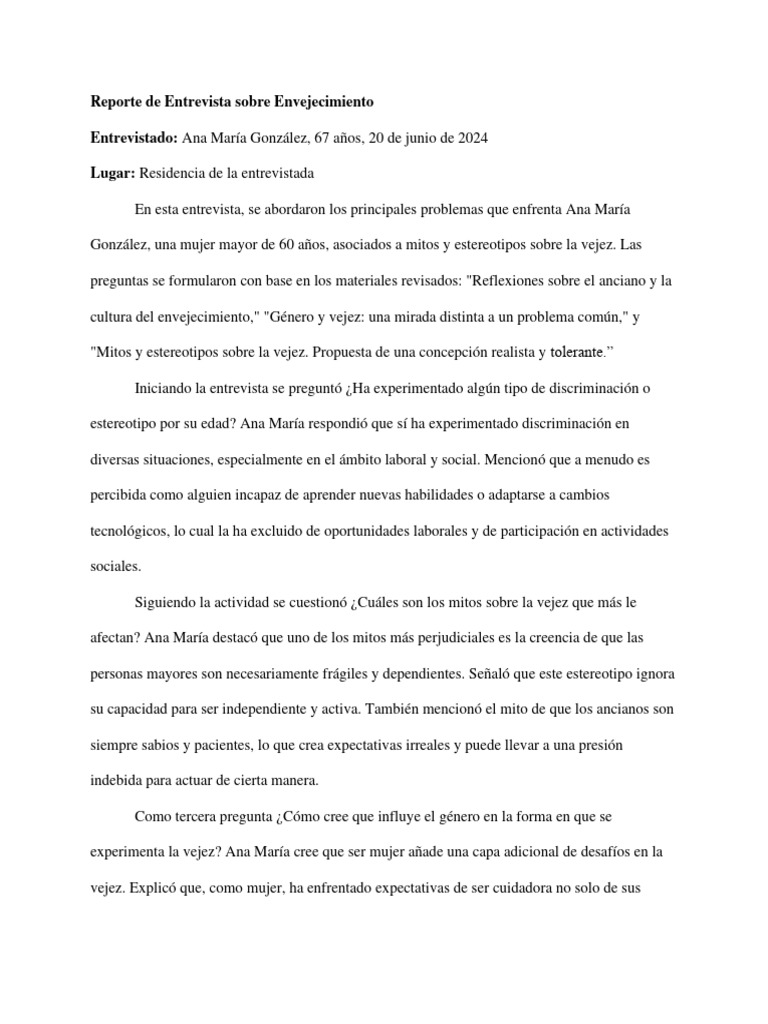 212177 Actividad A 10 | Descargar gratis PDF | Vejez | Estereotipos