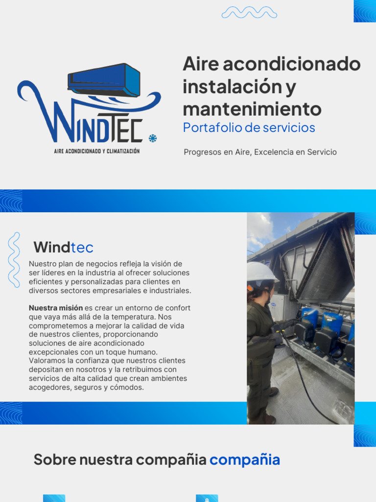 Portafolio de Servicios Windtec SAS | PDF | Aire acondicionado | Business