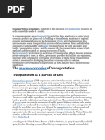 Georgia's Transport Economy | PDF | Georgia (U.S. State) | Cargo