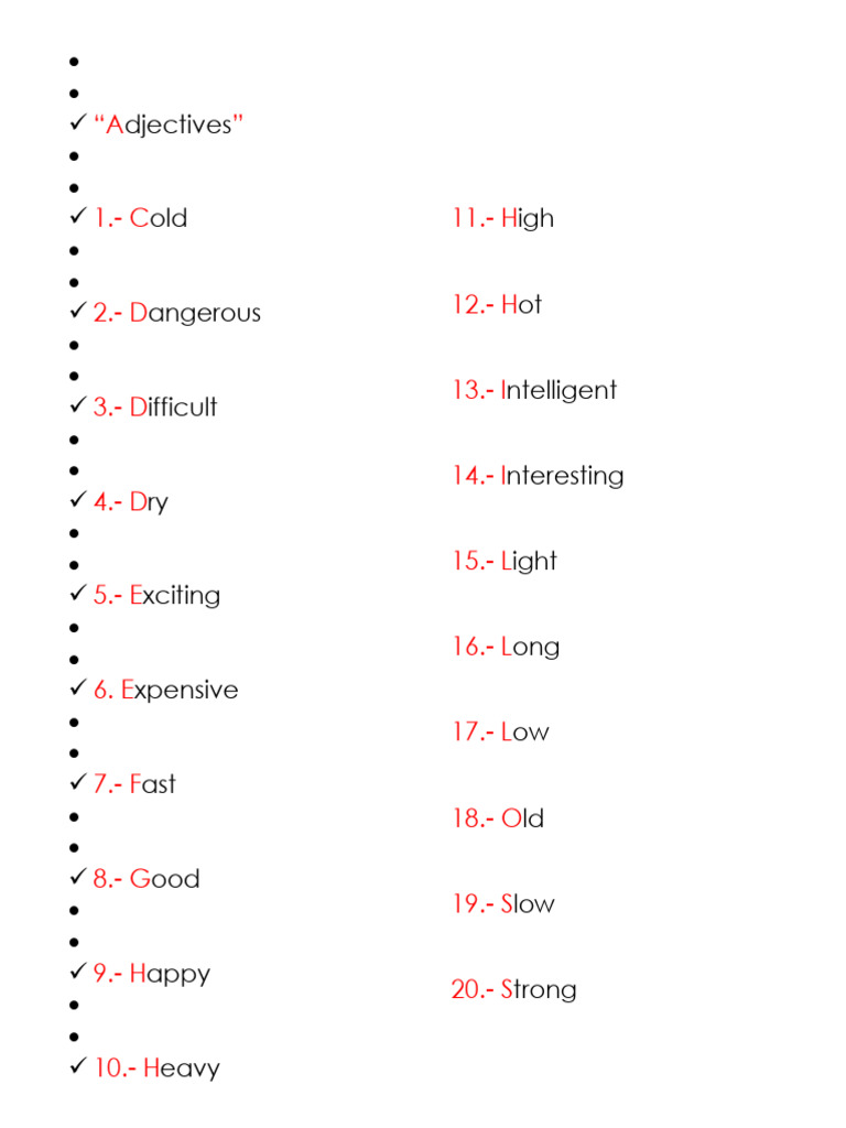 Essential Adjectives and Clothing Items | PDF | Cooking, Food & Wine ...