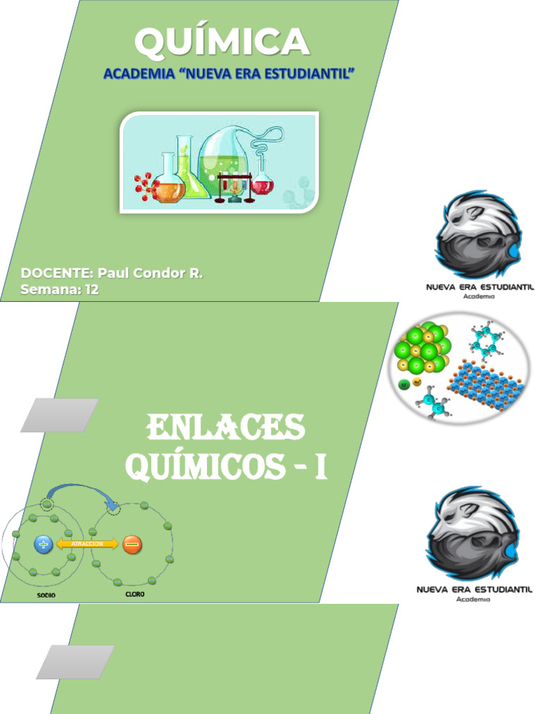 08 Enlaces Químicos - I | PDF | Enlace químico | Enlace iónico