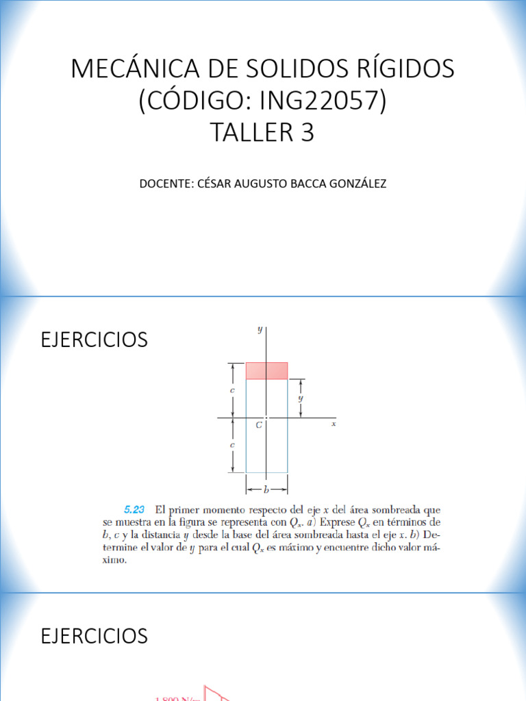 SolidosRigidos-Ejercicios - 3 | PDF