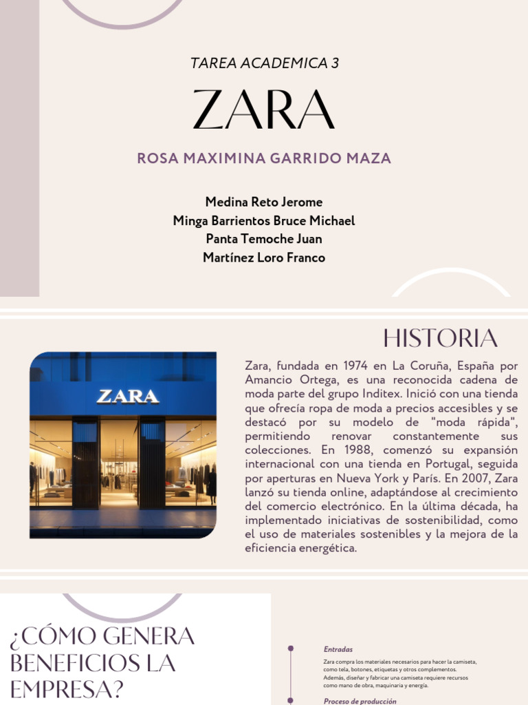 Caso Zara | PDF | Identificación de frecuencia de radio | Economias