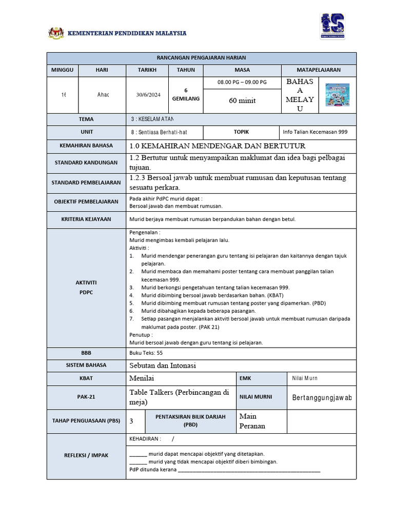 RPH Ahad 30.6.,2024 | PDF