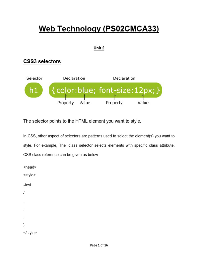 PS02CINT51 Web Programming Unit 1 - Part 2 | PDF | Java Script | Scope (Computer Science)