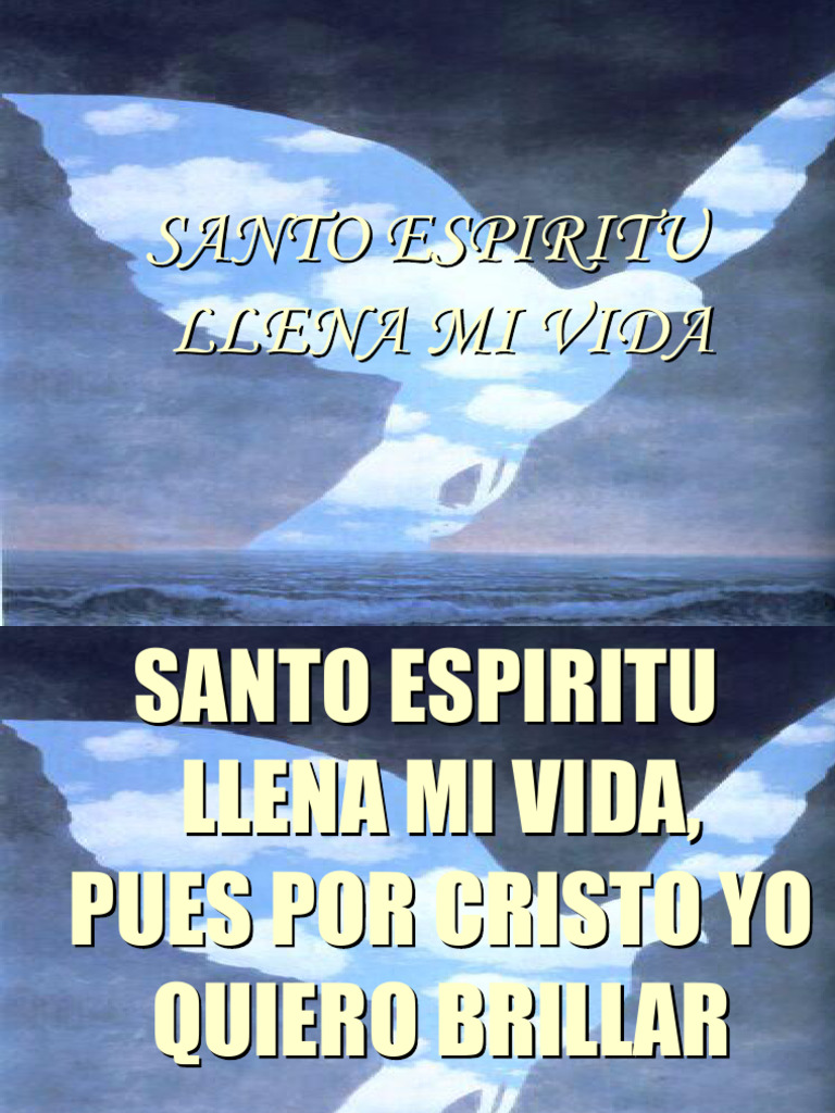 Santo Espiritu Llena Mi Vida 7 Julio Noche - 051914 | PDF | Cristo ...