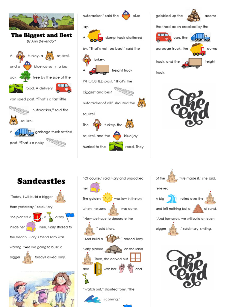 Pamphlet Story GRD 1-2 The Biggest and Best | PDF