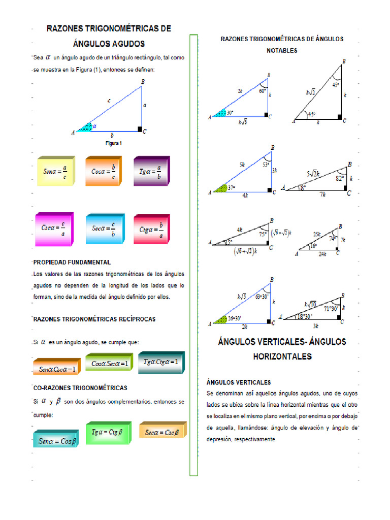 Razones Trigonometricas | PDF