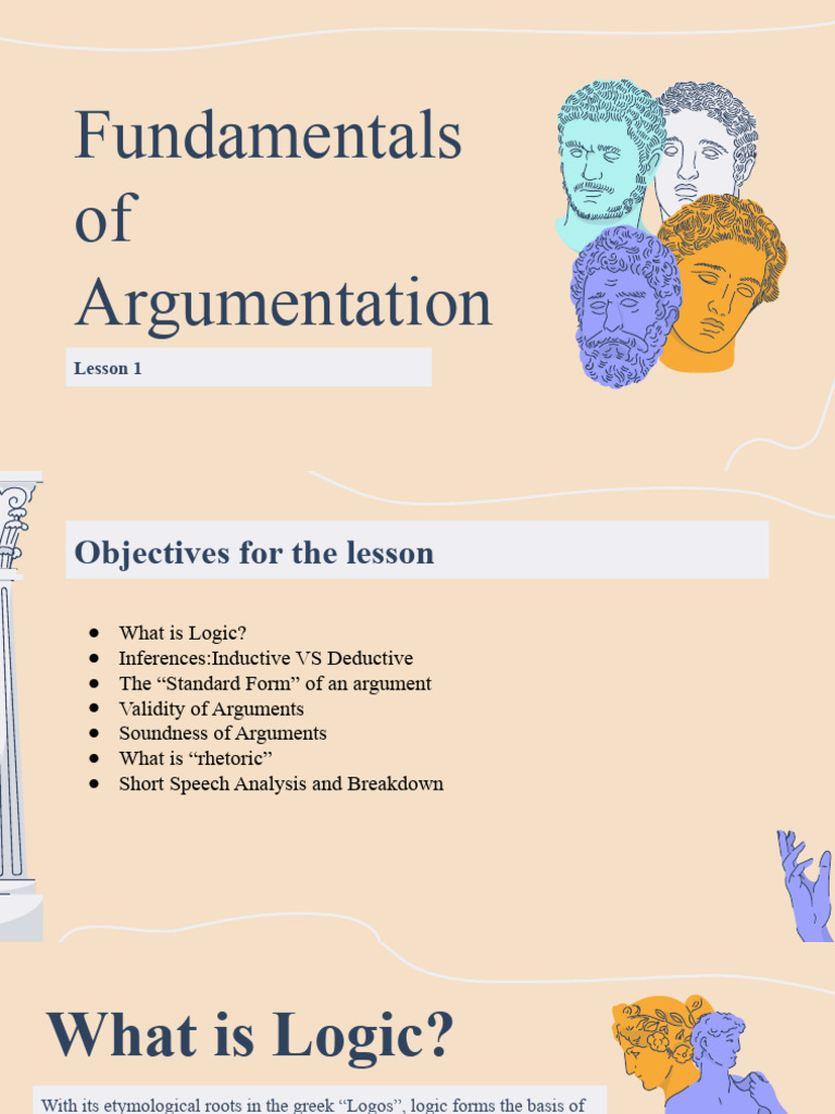 Logic Lesson 1 | PDF | Argument | Logic