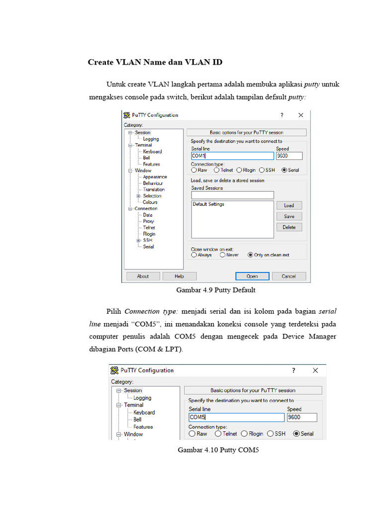 Create Vlan Name Dan Vlan Id | PDF