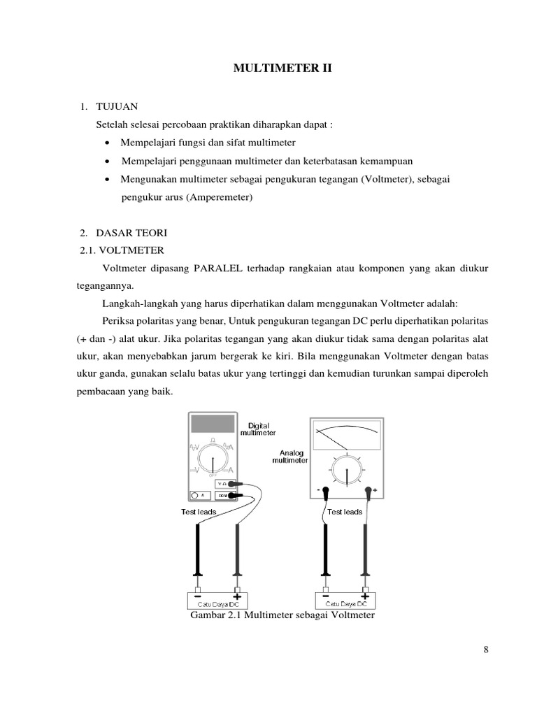 2 - Multimeter II | PDF | Sains & Matematika