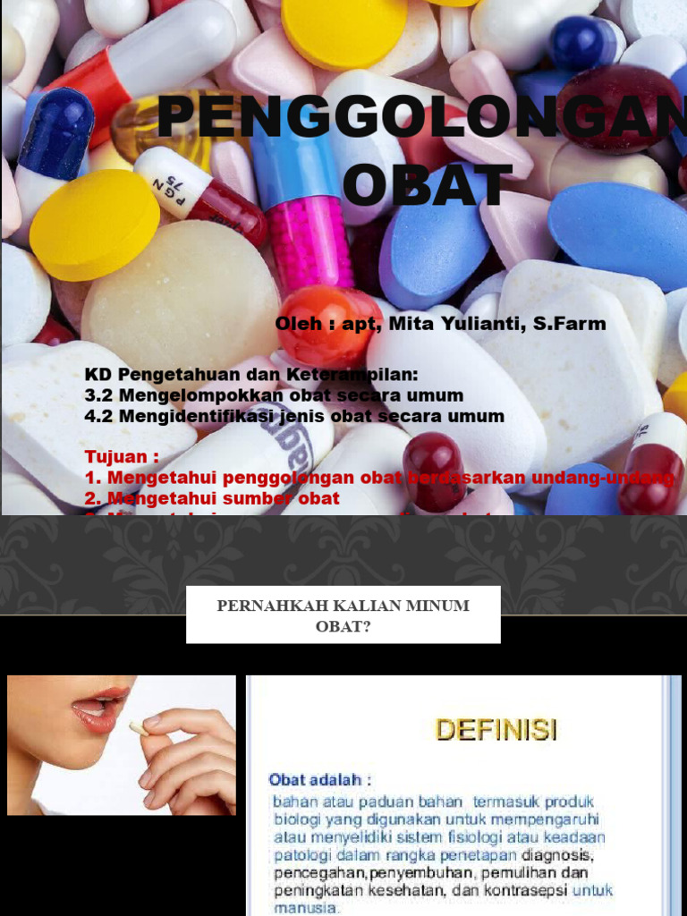 Materi Penggolongan Obat | PDF