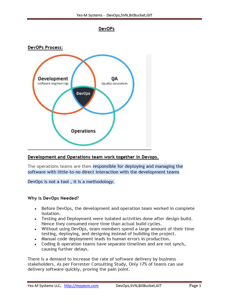 Devops Concept | PDF | Version Control | Software Development