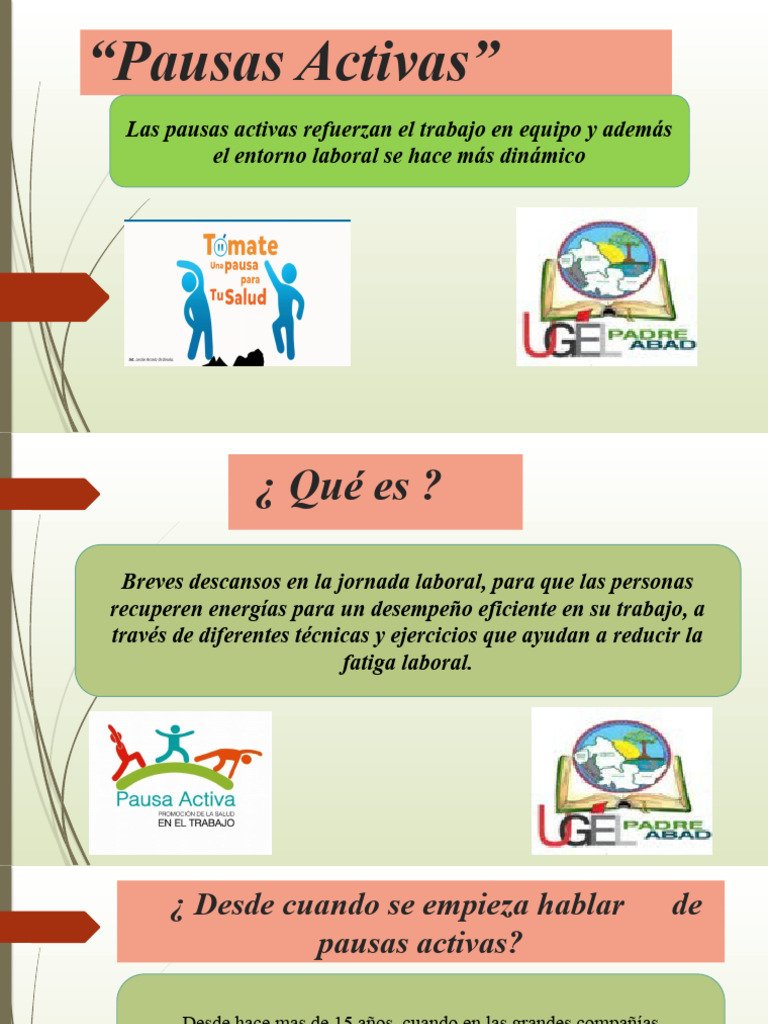 Pausa Activa | PDF | Educación Física | Estrés (biología)