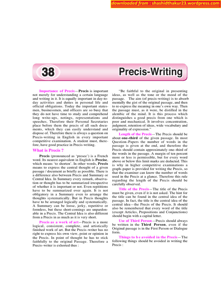 Precise Writing | PDF | Science | Knowledge