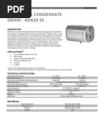 BEKO - Auto Drain Brochure | PDF | Valve | Condensation
