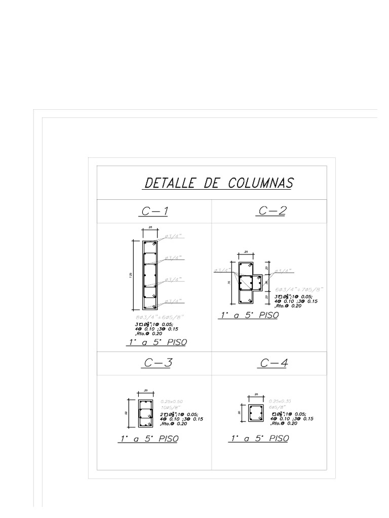 Detalle Columnas | PDF