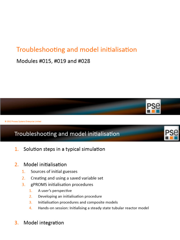 015 019 028 - Troubleshooting and Model Initialisation | PDF ...