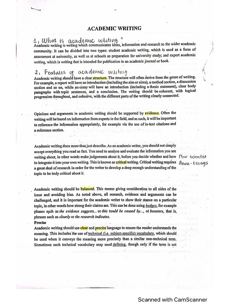 Study Guide Rules For Ielts Academic Wri | PDF