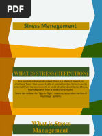 Stress Management Project Overview | PDF | Coping (Psychology) | Stress ...