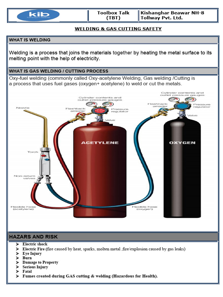 Welding & Gas Cutting Safety Guidelines | PDF