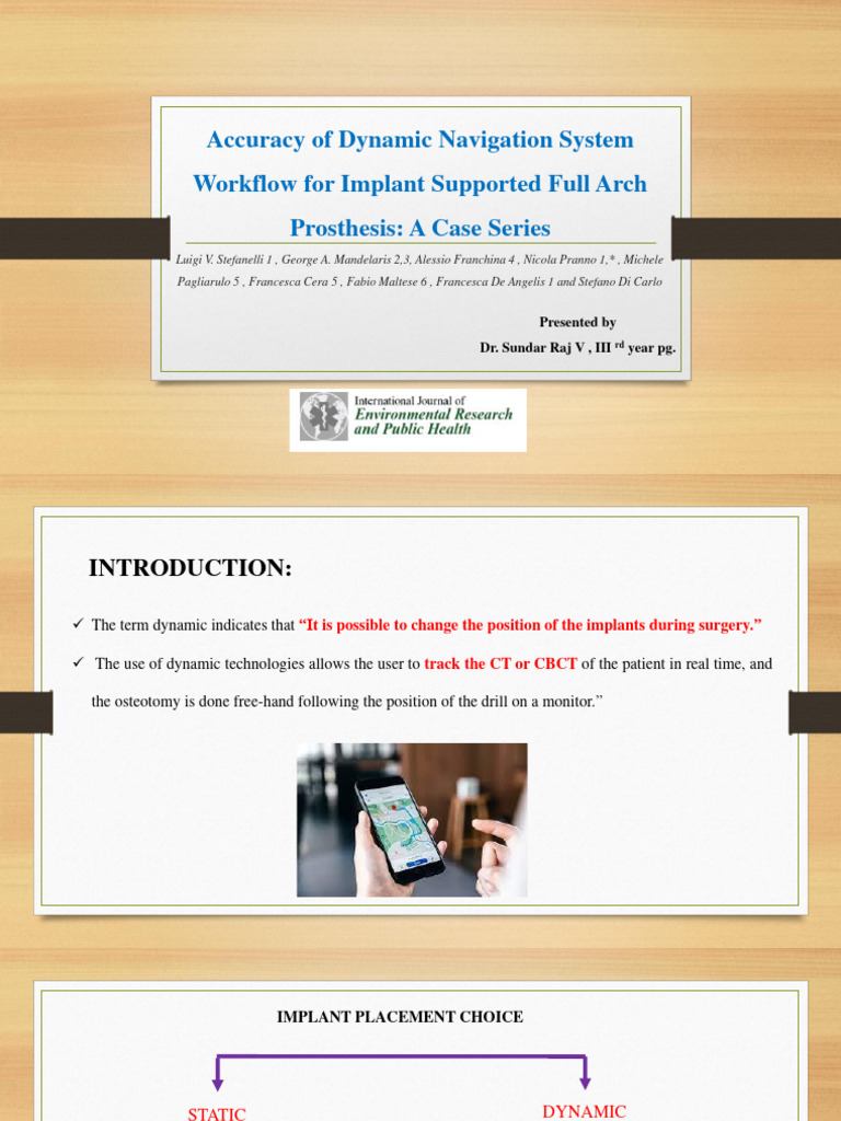 Journal Club Discussion | PDF | Dental Implant | Surgery