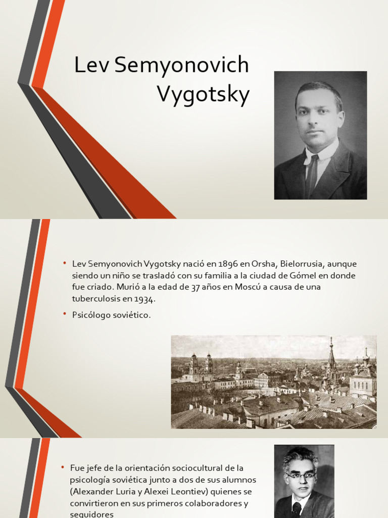 Lev Semyonovich Vygotsky | PDF | Sicología | Educación en artes liberales