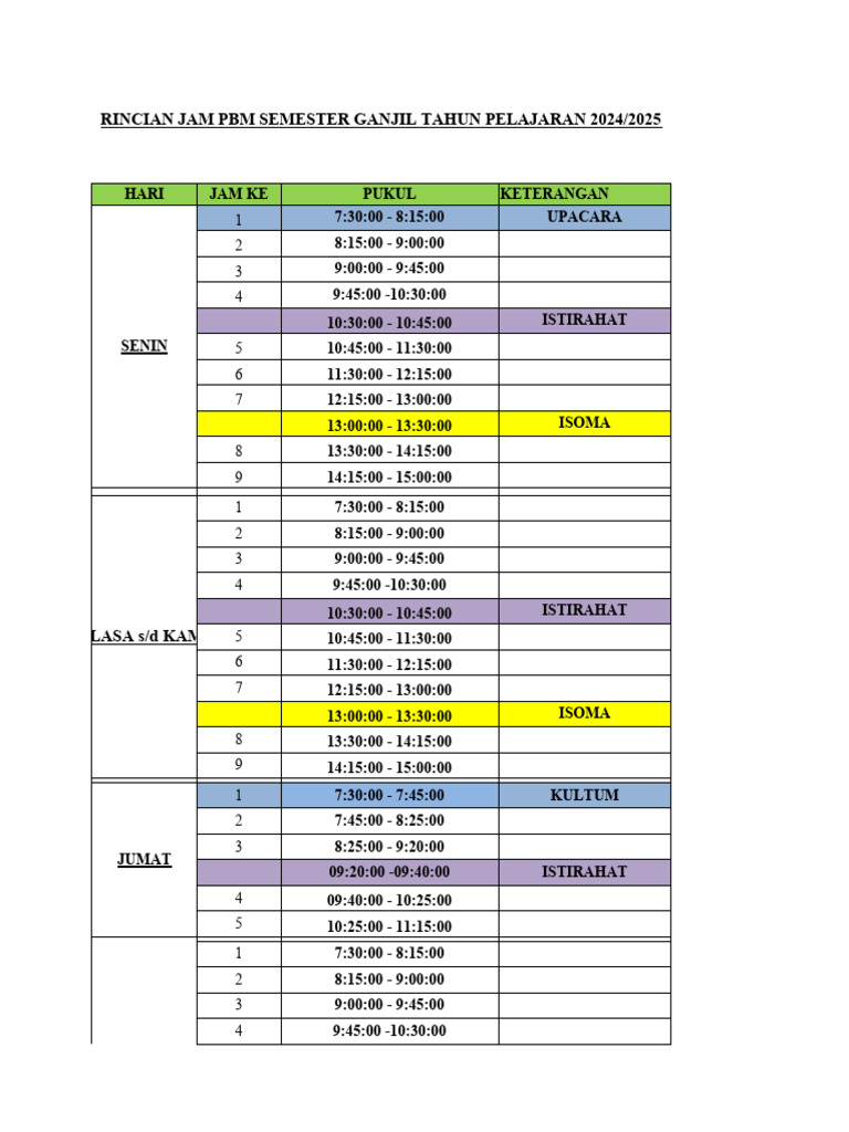 Batas Jam Resmi | PDF
