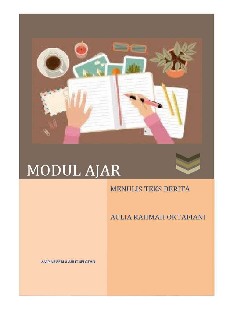 Modul Ajar Menulis Teks Berita Bahasa Indonesia - Kelas Vii | PDF