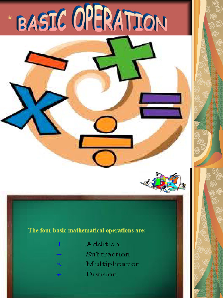 Basic Operations of Maths | PDF