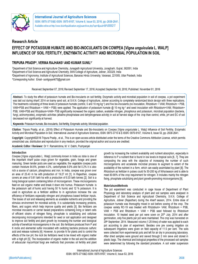 8 - 53 - 6 - Ijas | PDF | Soil | Fertilizer