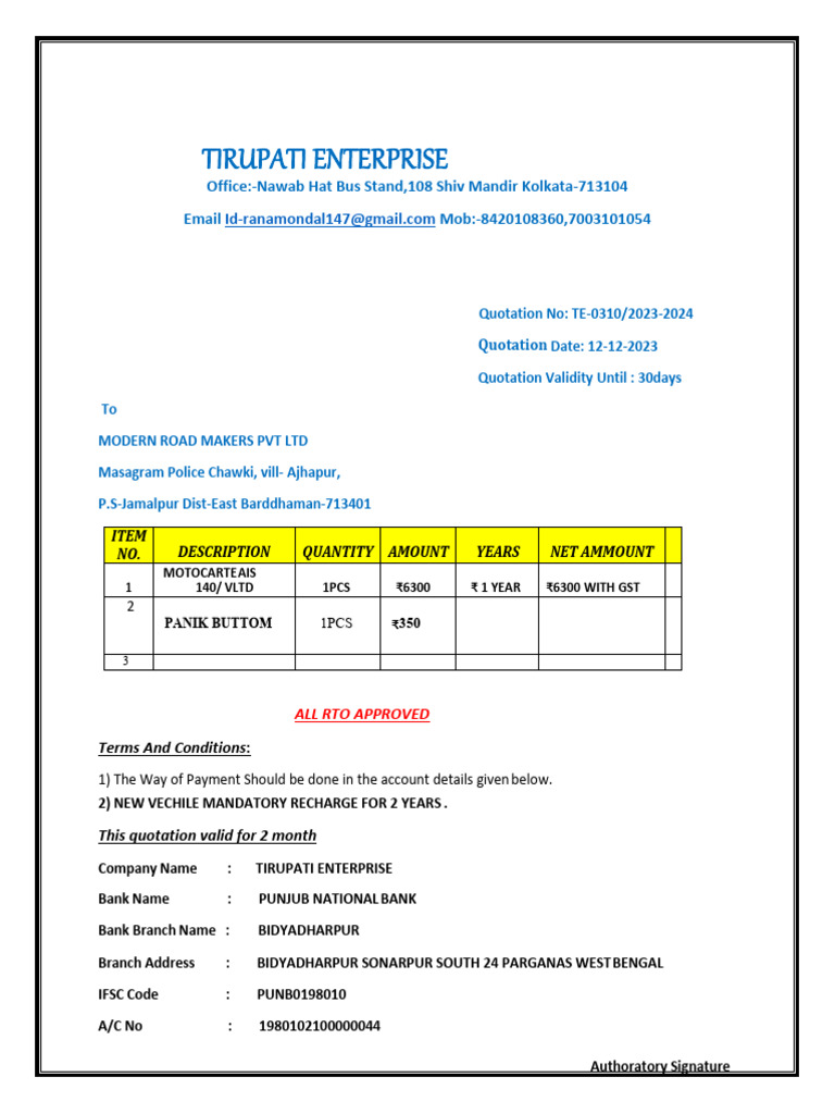 NH6 Quetion Camper | PDF