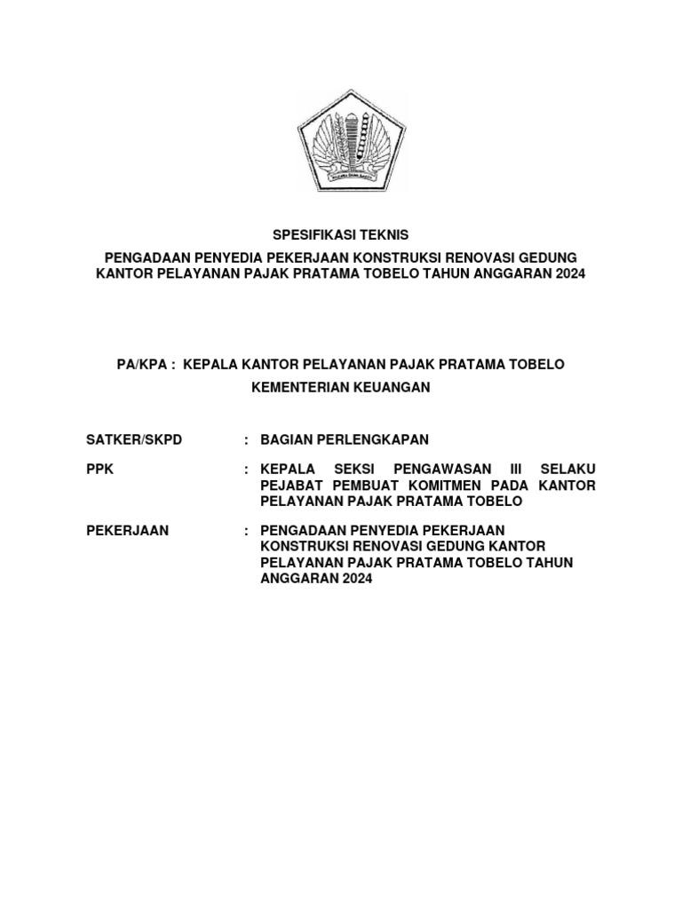 Spek Tek Tobelo | PDF