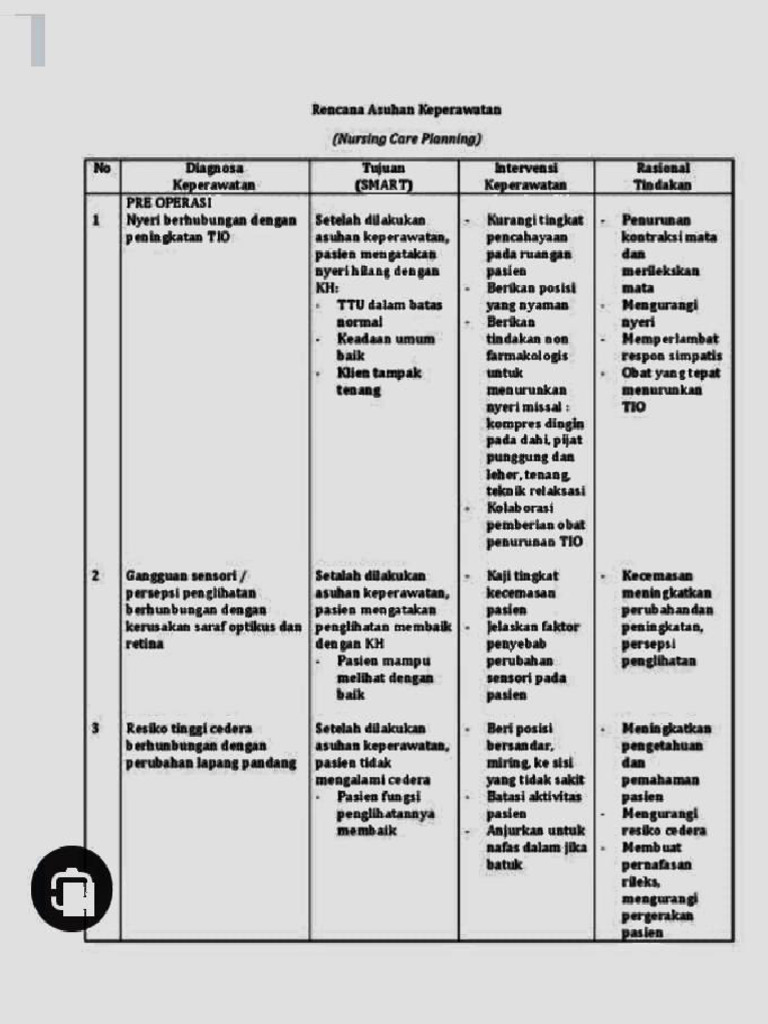 Rencana Asuhan Keperawatan | PDF