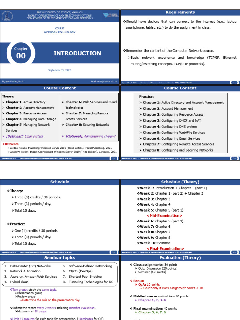 Chapter0 - Introduction | PDF | Computer Network | Active Directory