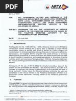 ARTA ADVISORY No. 19 Series of 2024 - Reiteration On Compliances of ...