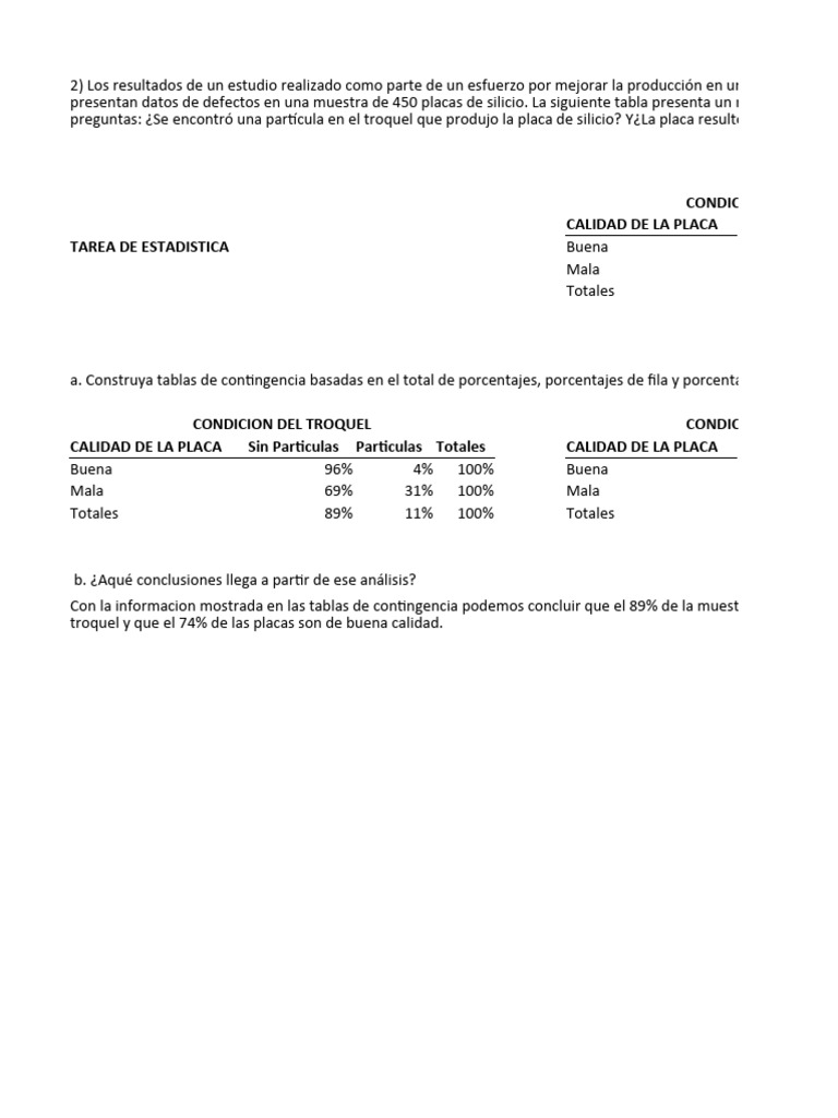 Tarea grupal ejercicio numero 2 | PDF